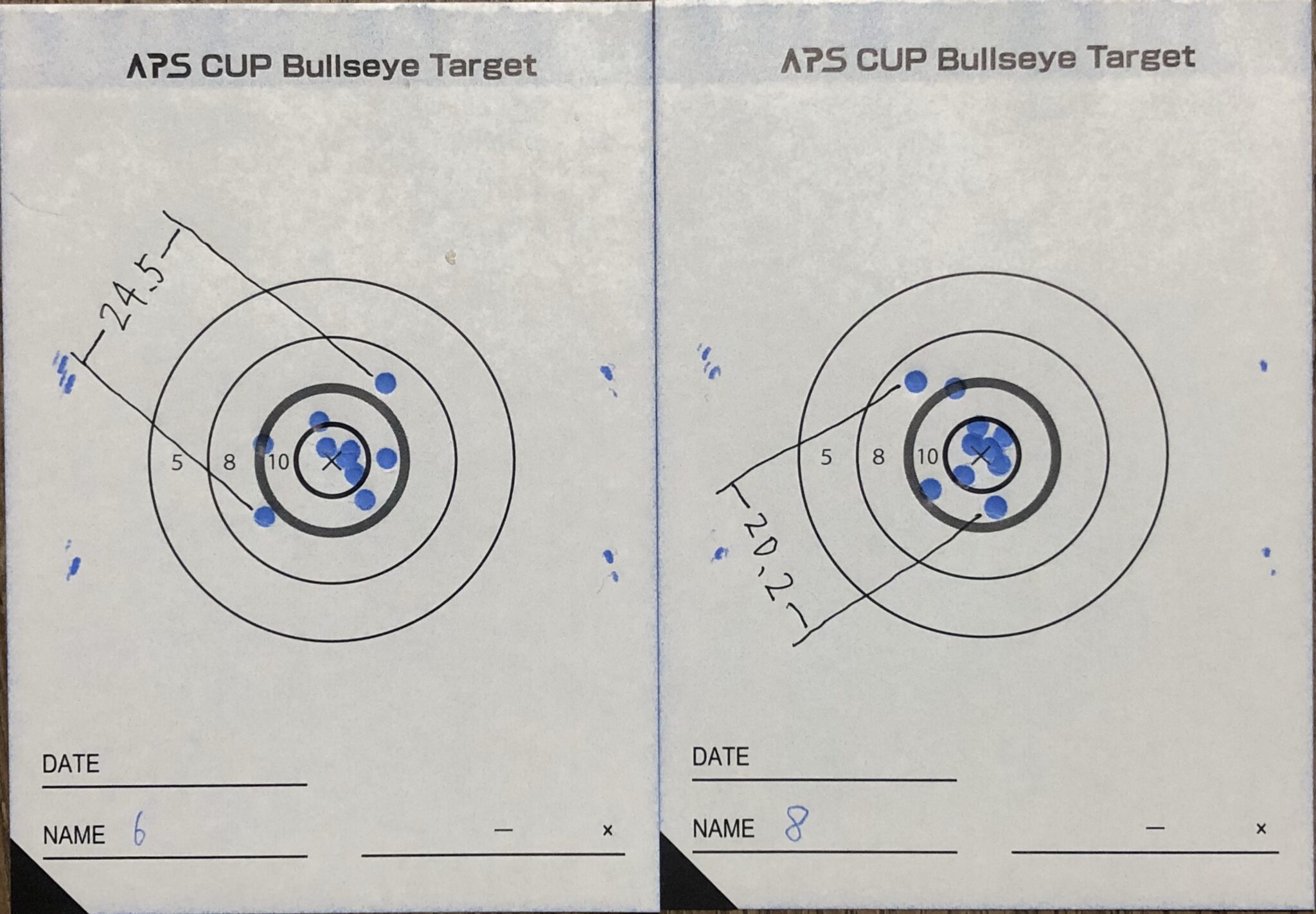 マルゼンAPS.SR96-11Sスコープ仕様。10m実射でグルーピング計測。 | エアガンシューティング(射撃)は楽しいのか？