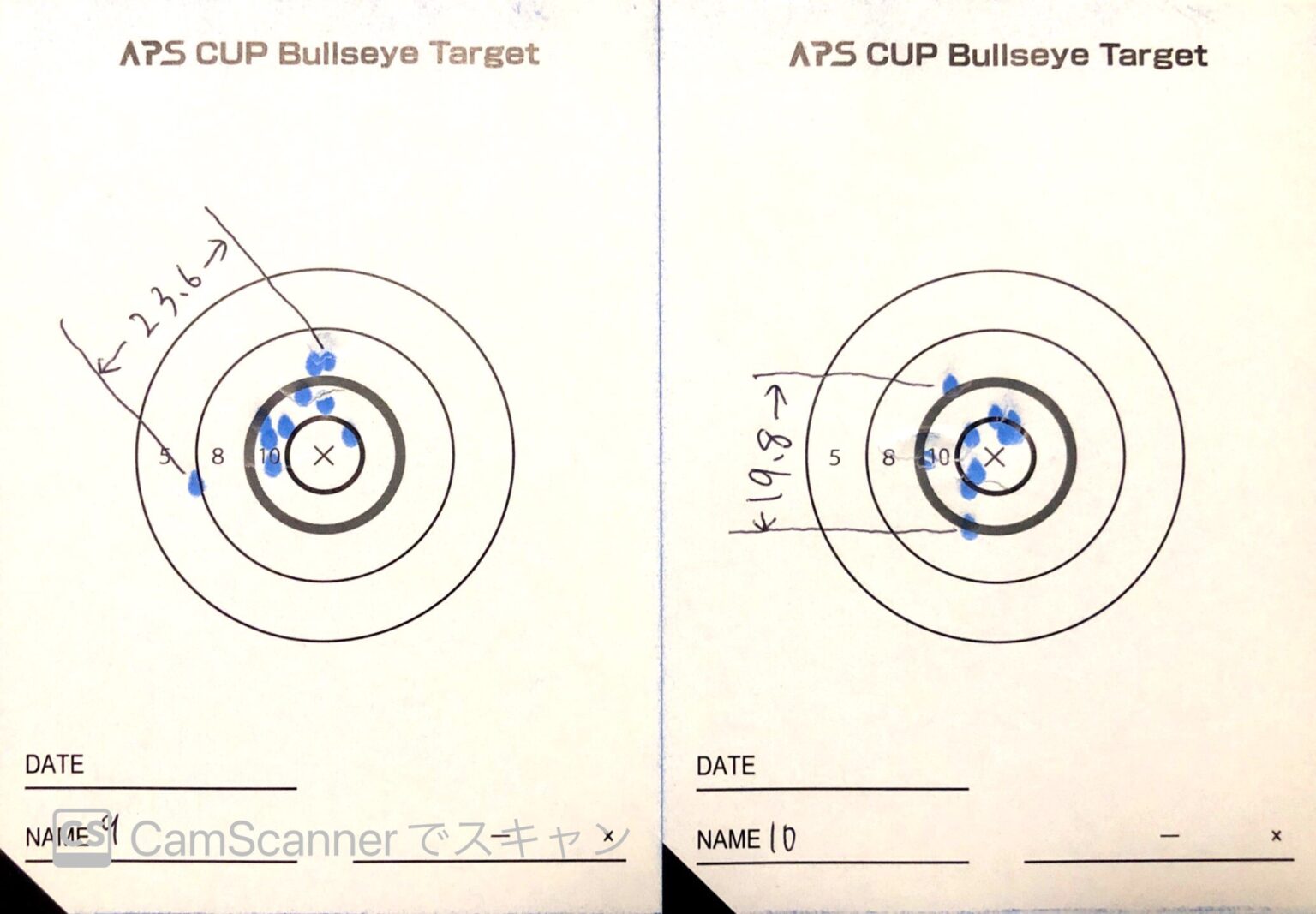 マルゼンAPSライフルSR96。10m実射でグルーピング計測。最終形態スプリング仕様。 | エアガンシューティング(射撃)は楽しいのか？