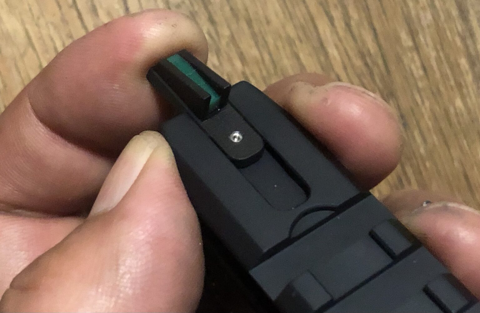 APS-3用シルエット対策フロントサイトのレビュー | エアガンシューティング(射撃)は楽しいのか？